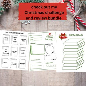 Stack of Books Book Tracker Bundle Printable, Reading Tracker Journal ...