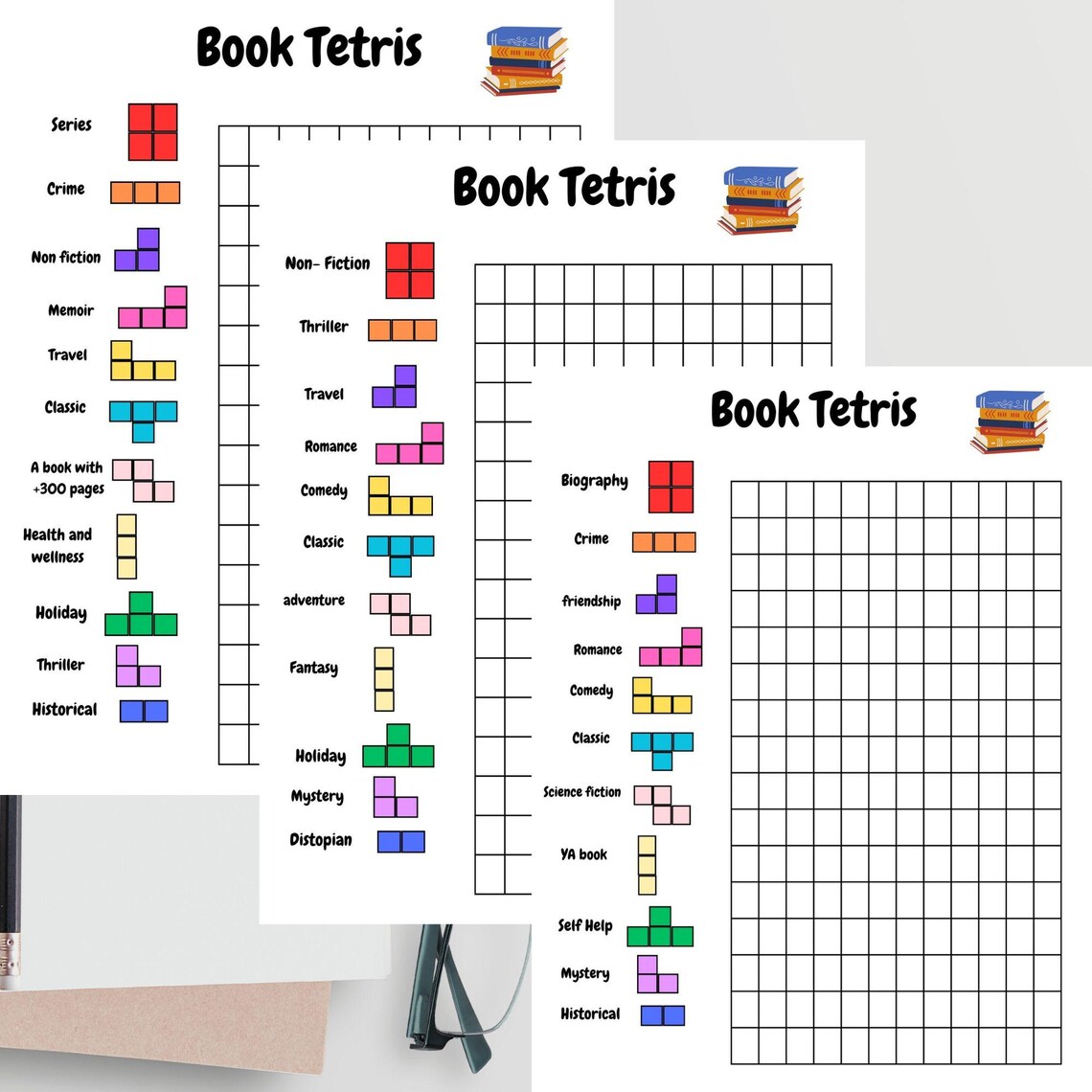 Printable Book Tracker, 2025 Reading Log Game, Reading Habit, Books to ...