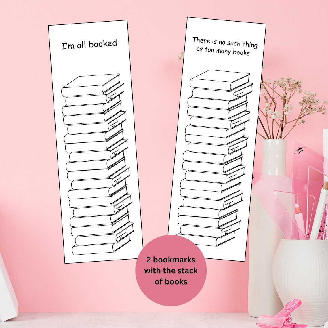 Printable Book Tracker Bookmark, Bookshelf Bookmark, 2025 Reading ...