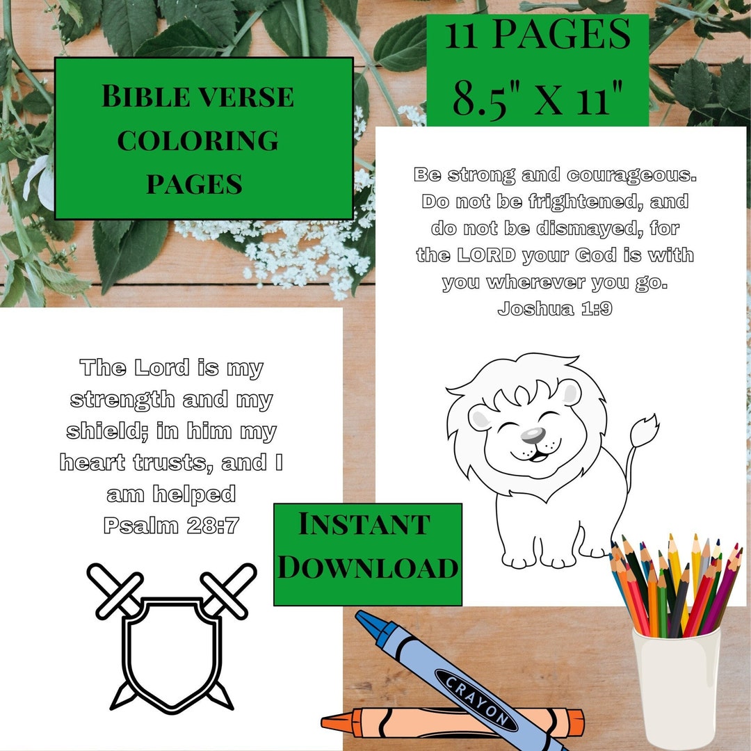 Printable Bible Verse Coloring Pages, Bible Verse Learning and Fun ...