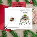 Bookish Christmas Card, Printable Book Holiday Card, Books for ...