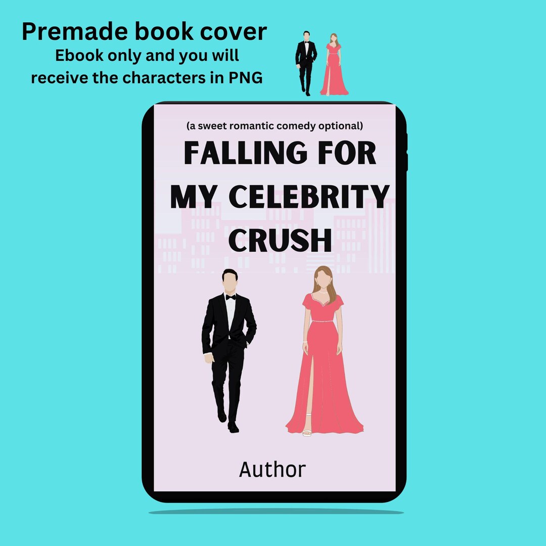 Premade Romance Book Cover, Cover for Romantic Comedy, Digital Ebook ...