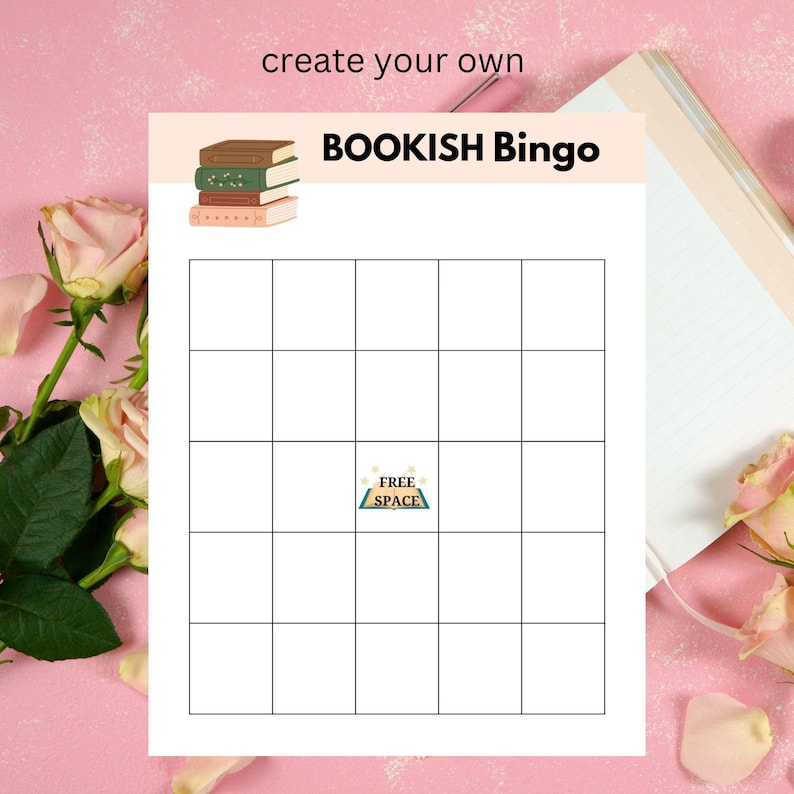 2026 Book Challenge Bingo Card: Printable Book Club Game (digital ...