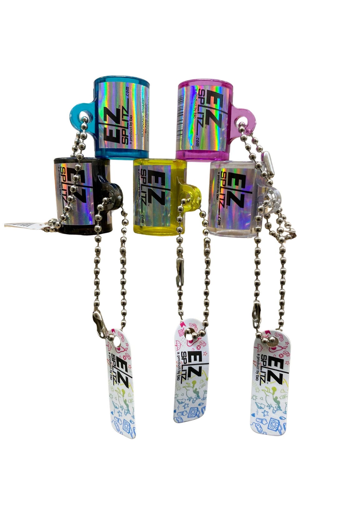 EZ Splitz Blunt Splitters Pack of 5 ( 1pink, 1blue, 1black, 1yellow ...