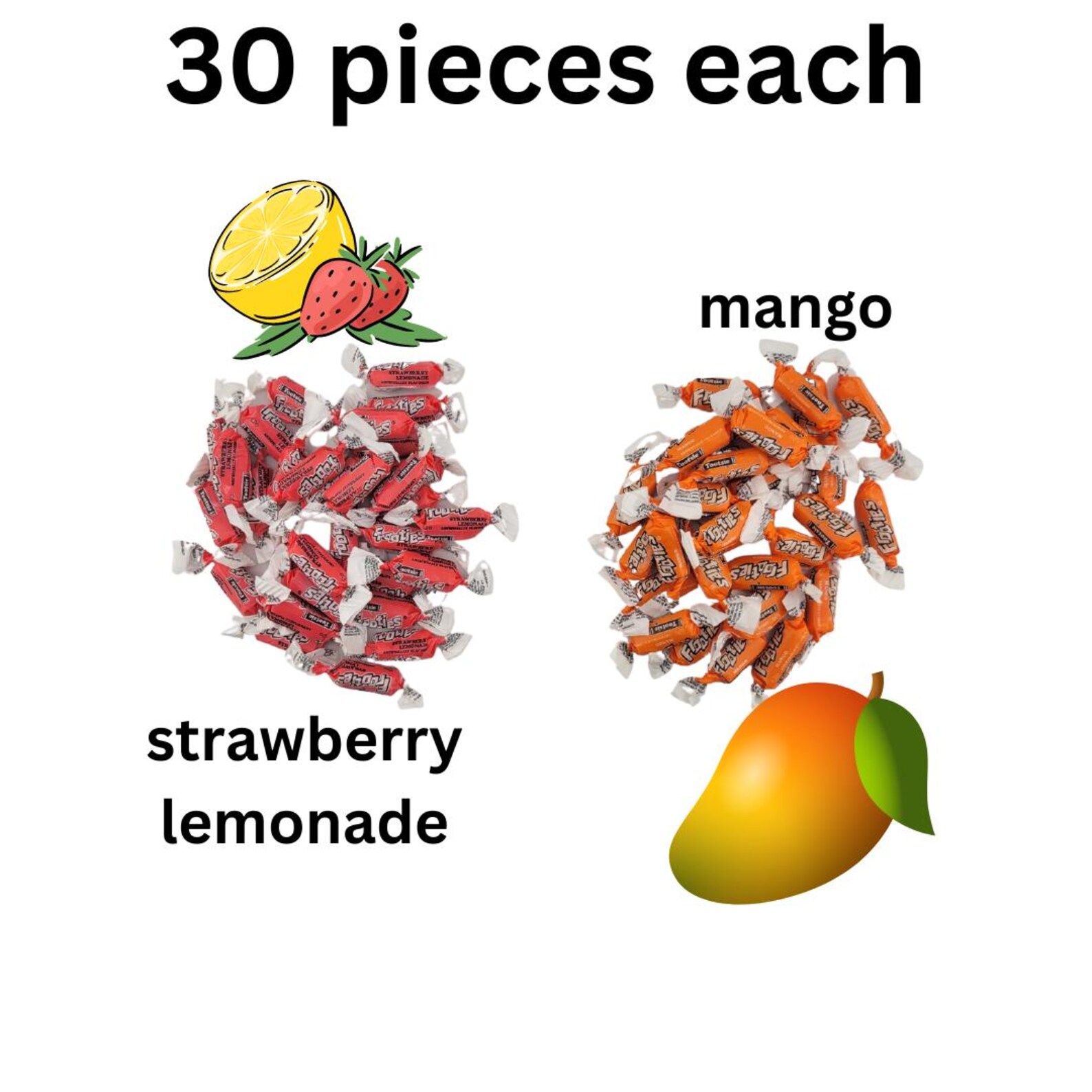 Frooties Chewy Candy – 330 Pieces of Individually Wrapped Candy, 11 ...