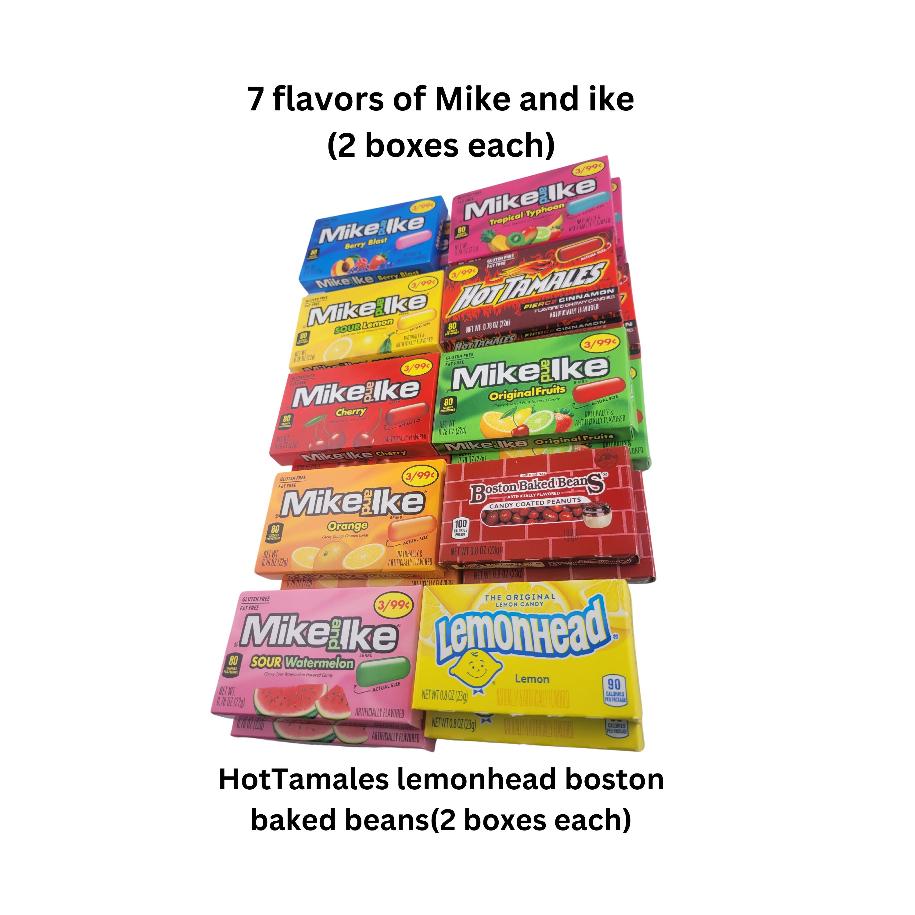 Candy Variety Pack, Include Now and Later, Mike and Ike, Frooties ...