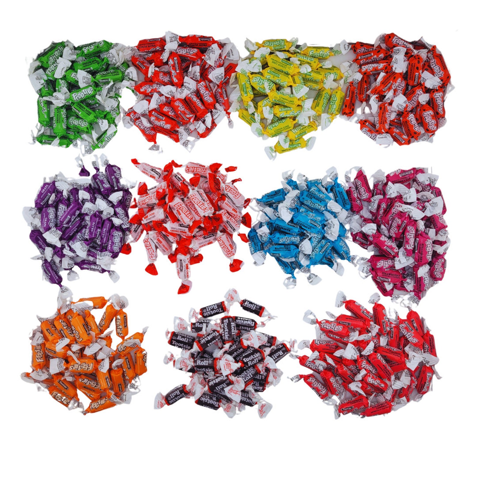 Frooties Chewy Candy – 330 Pieces of Individually Wrapped Candy, 11 ...