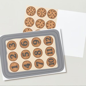 Baking Fun Education: Interactive Number Cookies Tray PDF - Etsy