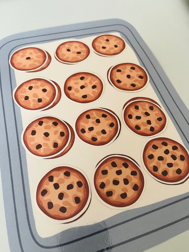 Baking Fun Education: Interactive Number Cookies Tray PDF - Etsy