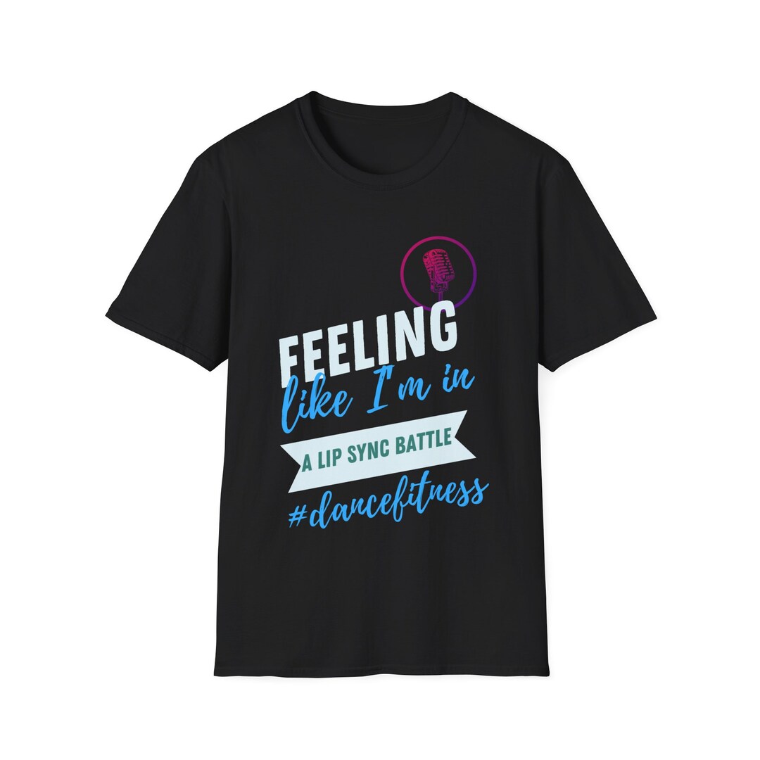 Lip Sync Dance Fitness T-shirt - Etsy
