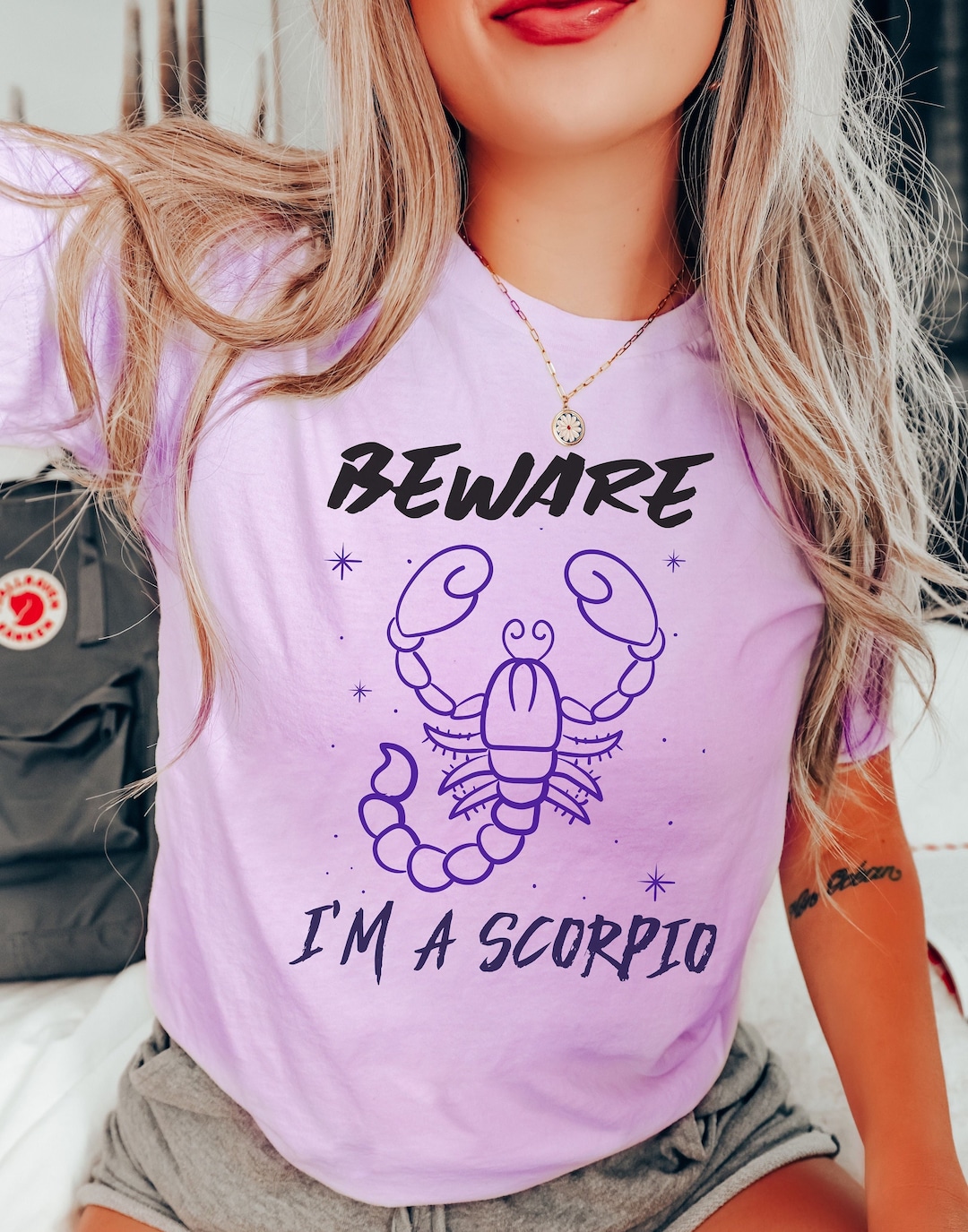 Scorpio T-shirt, Tarot Style, Boho Hippie Tee, Vintage Inspired Cotton ...