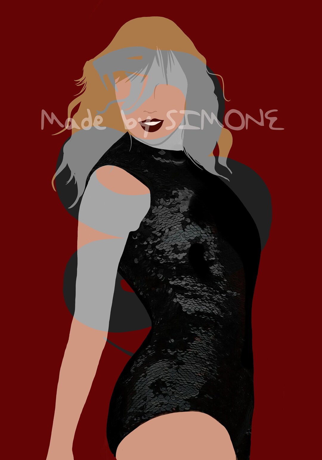 Taylor Swift Reputation Stadium Tour Poster With Snake - Etsy