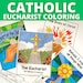 Catholic Eucharist Coloring Pages for First Holy Communion and ...