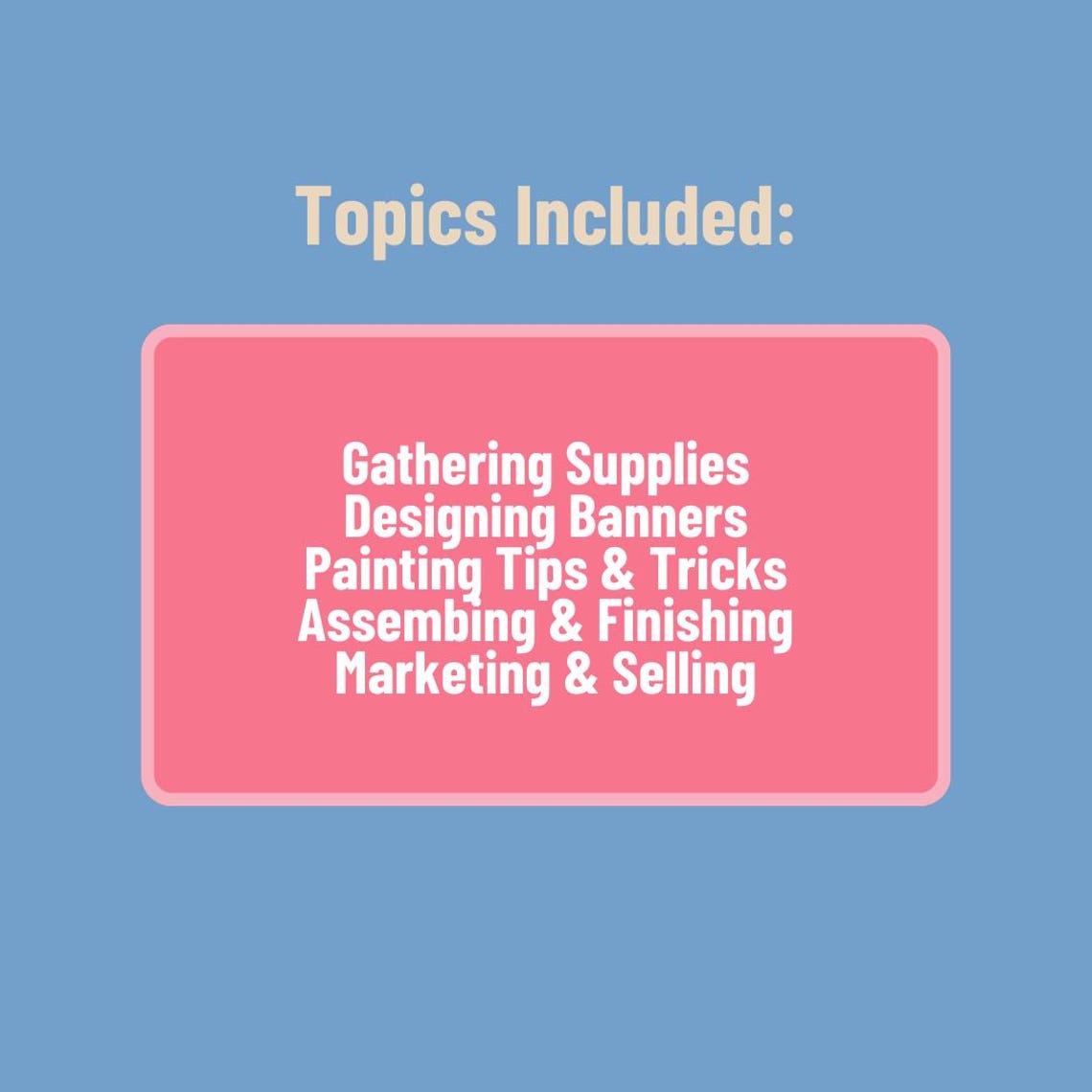 Banner Painting for Beginners E-book | DIY Business Guide (digital ...