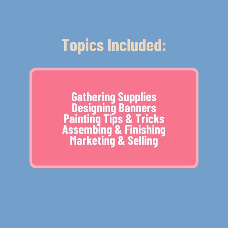 A Guide to Banner Painting for Beginners E-book | How to Paint Paper ...