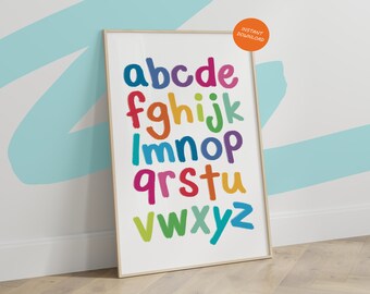 ABC Rainbow Digital Download - Etsy