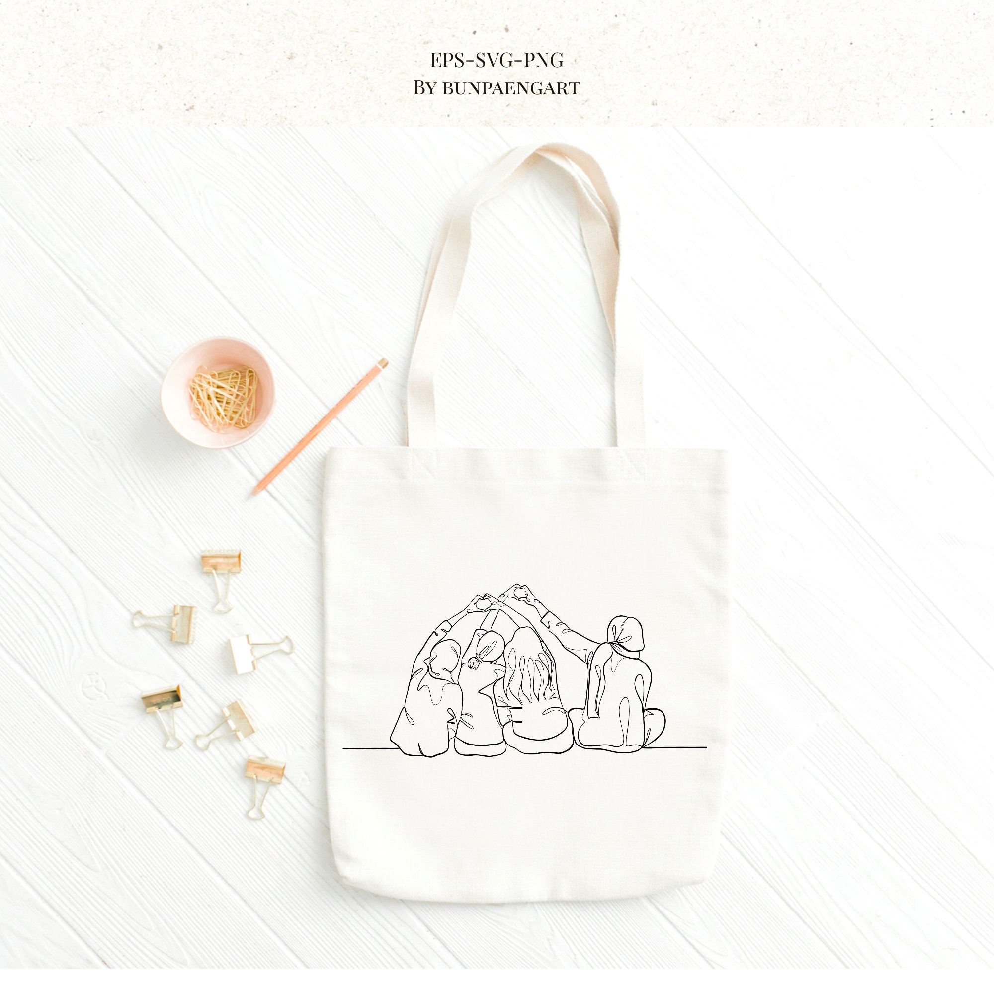 Friends Clipart, Best Friends Line Art, Friends Svg, girlfriend Line ...