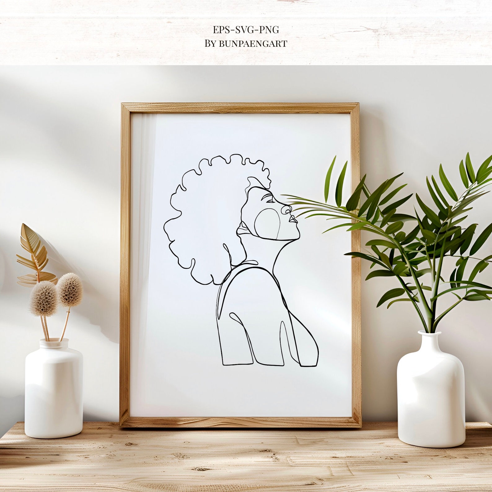 Abstract Woman Clipart, Black Woman SVG, Afro Woman SVG, Woman SVG Clip ...