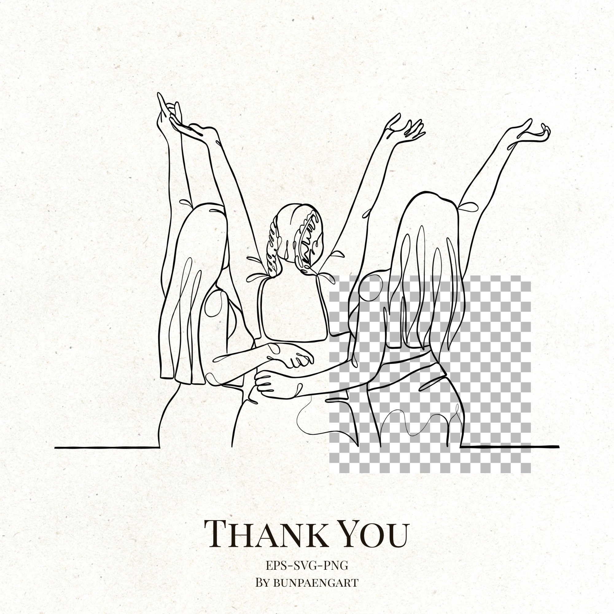 Friends Clipart, Best Friends Line Art, Friends Svg, girlfriend Line ...