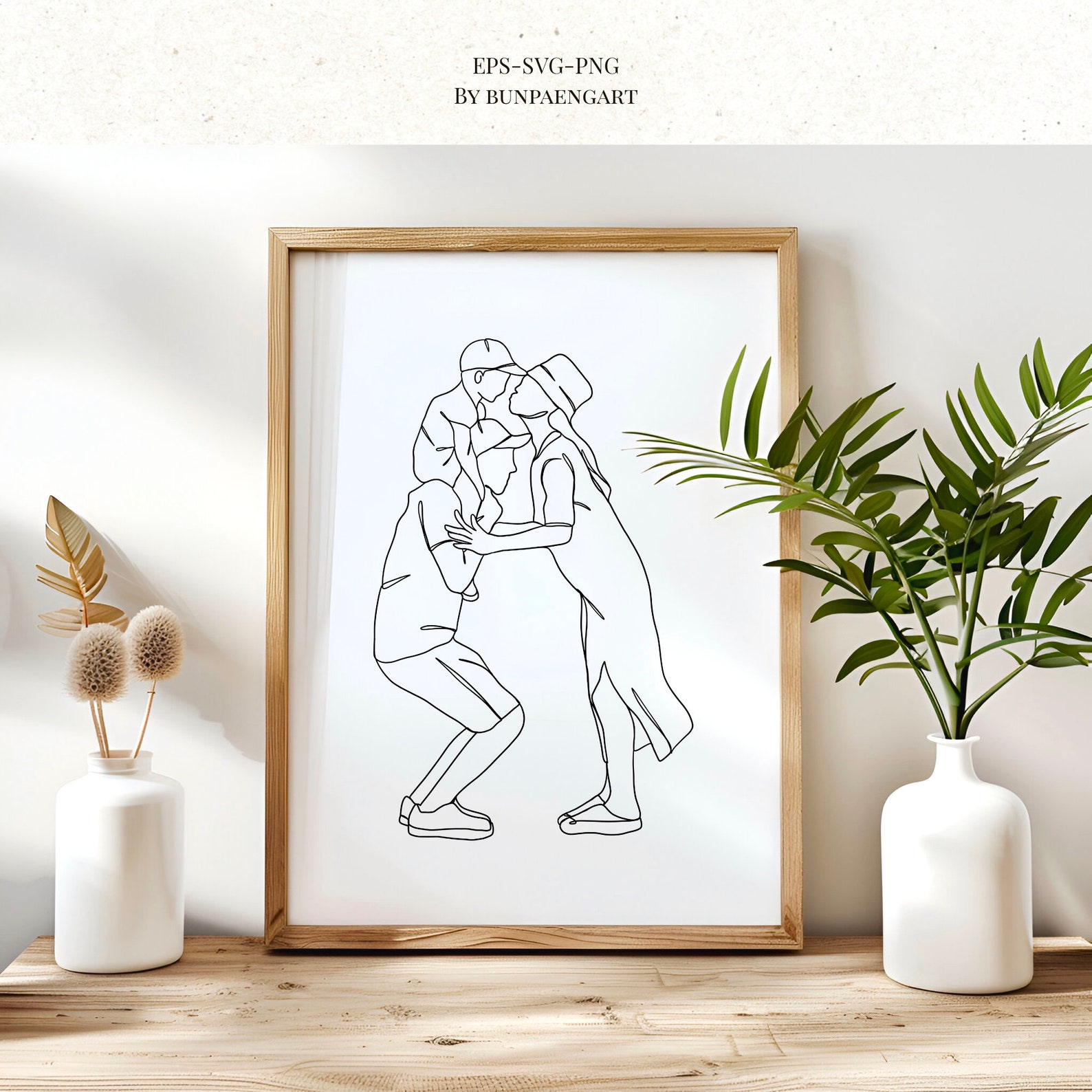 Family Clipart, Abstract Family Line Art, Family Line Drawing, Family ...