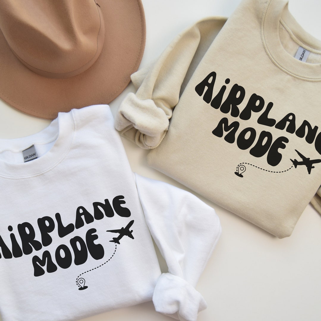 Airplane Mode Sweatshirt Airplane Shirt Travel Sweater Gift for ...