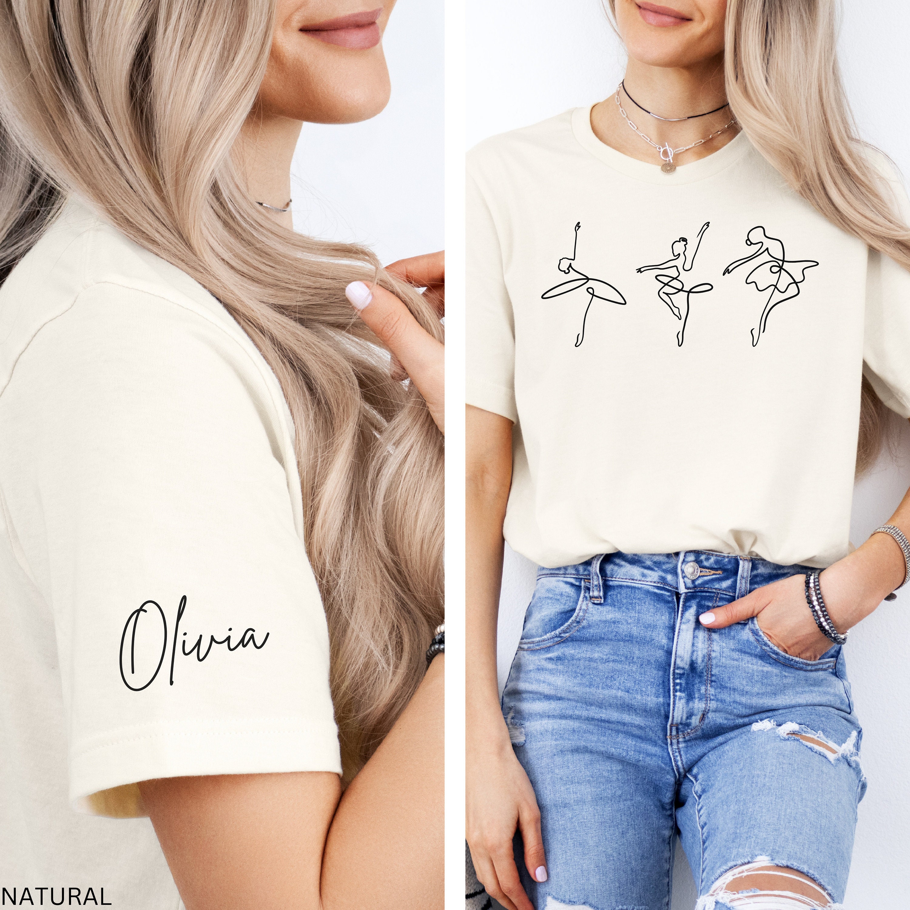 Custom Ballet Sweatshirt Ballerina Shirt Dance Teacher Gift Custom ...