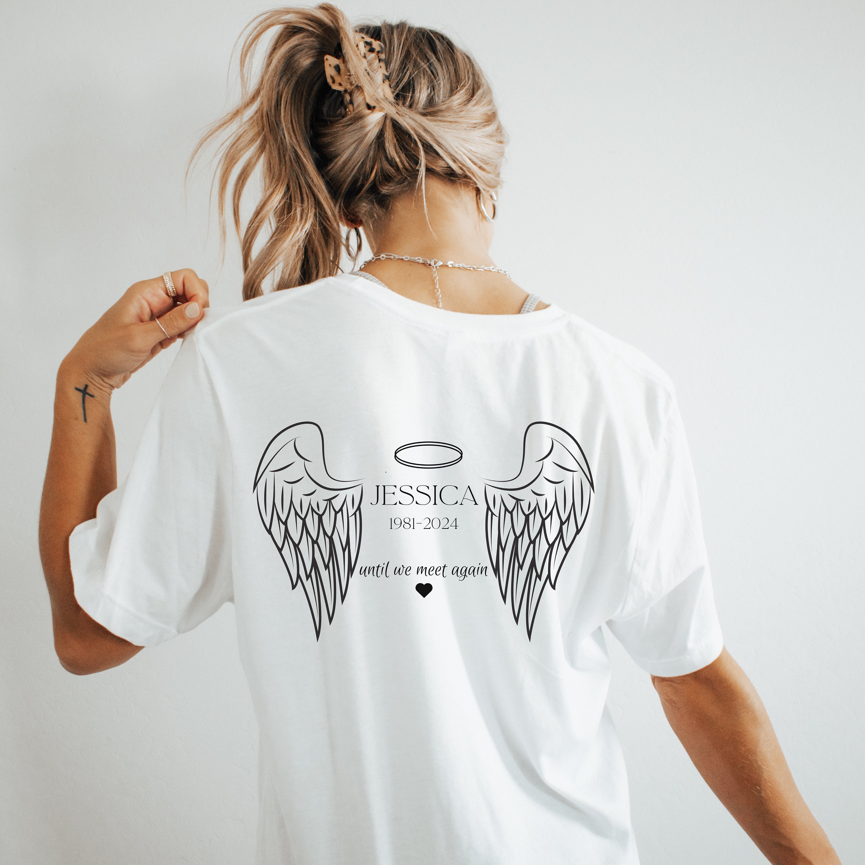 Memorial Shirt in Memory of A Loved One Custom RIP Shirt Rest in Peace ...