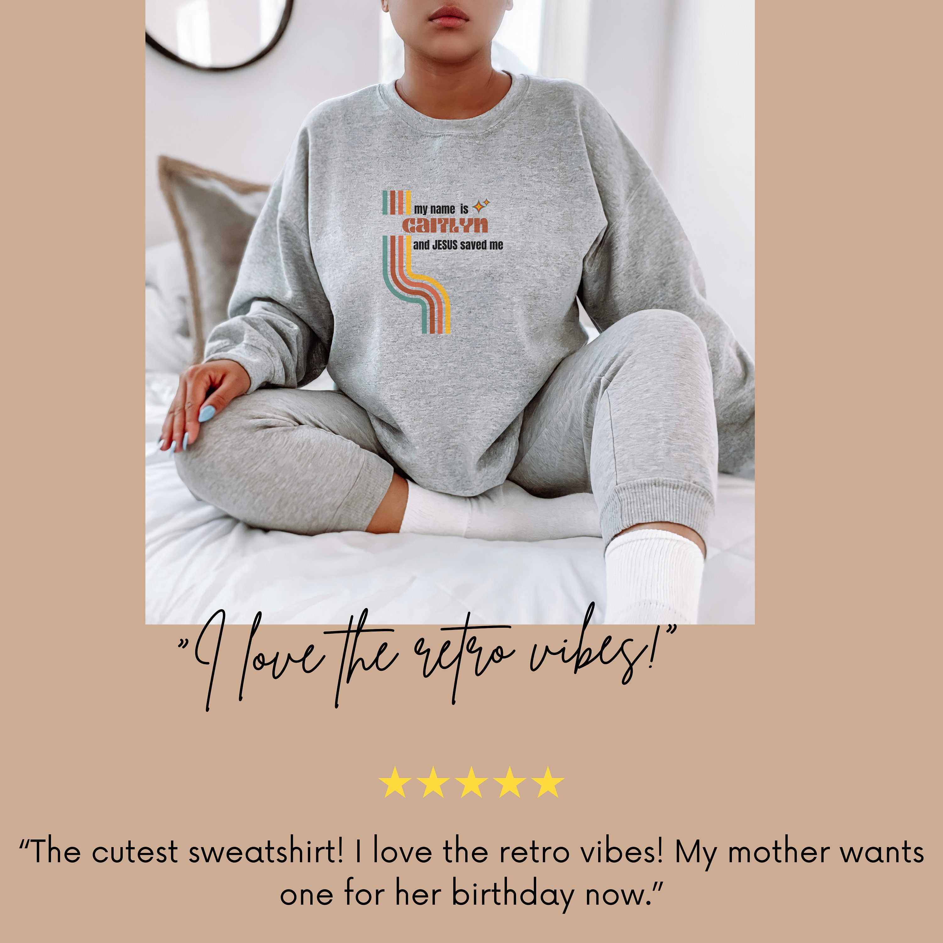 Christian Sweatshirt Personalized Sweatshirt Custom Women's Bible Verse ...