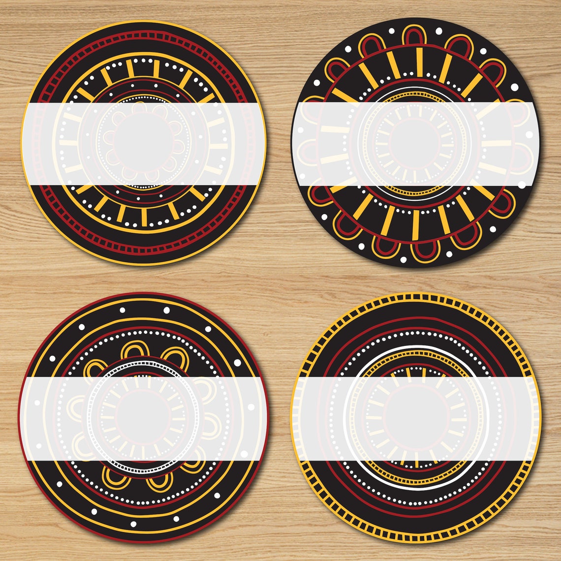 Australian Aboriginal Name Tags | Digital Download | Printables ...