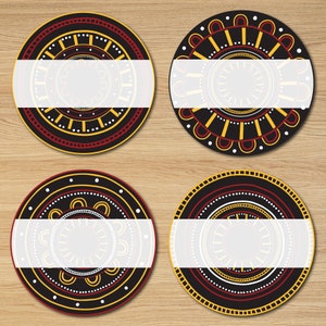 Australian Aboriginal Name Tags | Digital Download | Printables ...