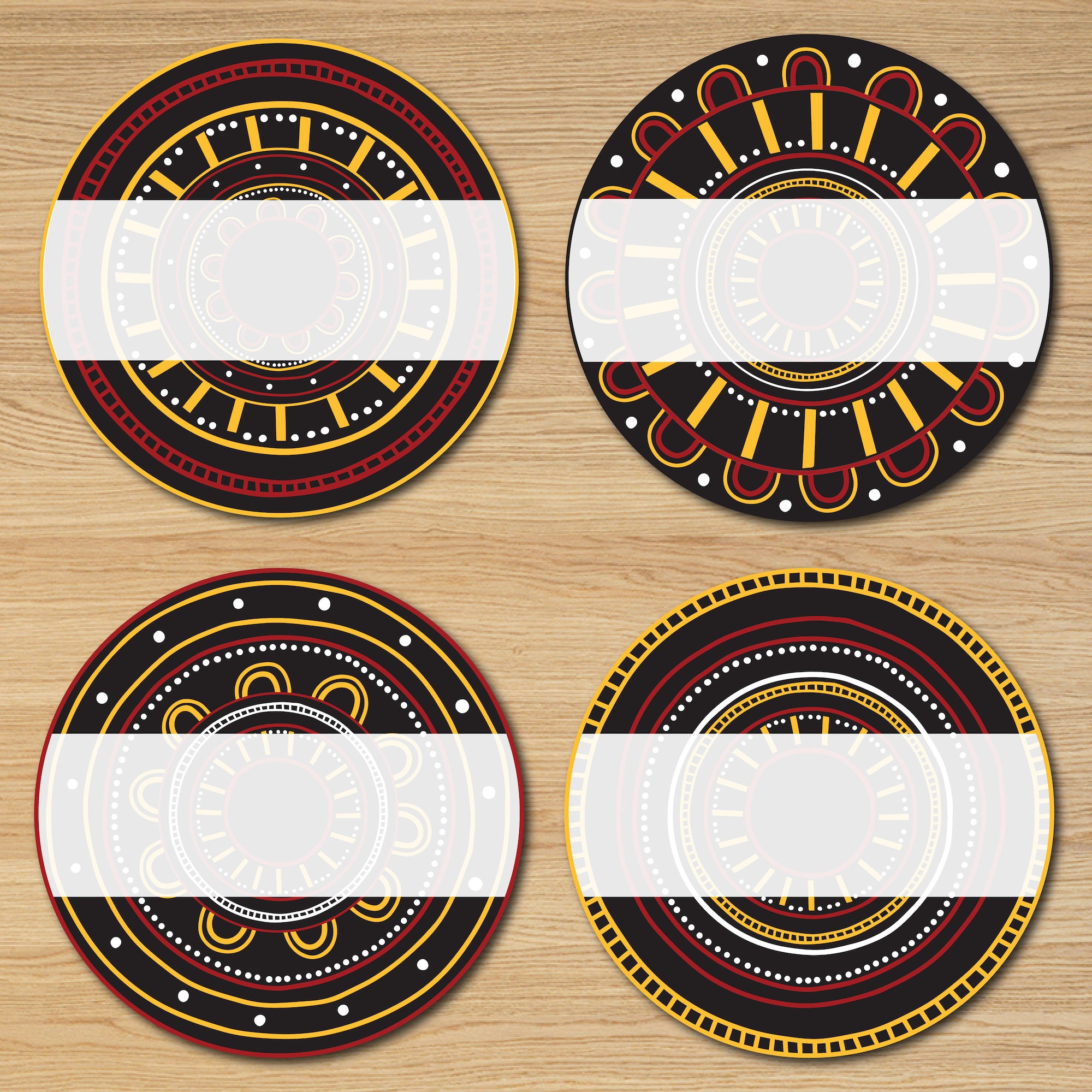 Australian Aboriginal Name Tags | Digital Download | Printables ...