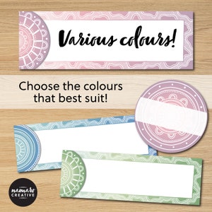 Australian Aboriginal Name Tags Digital Download Printables Full Set - Etsy