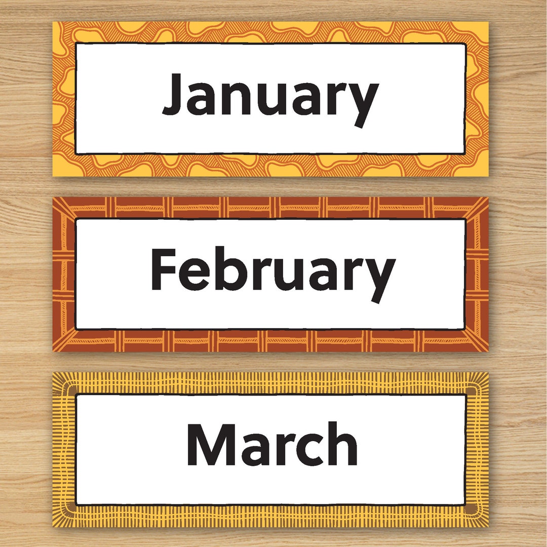 Australian Aboriginal Month Cards Digital Download Printables - Etsy