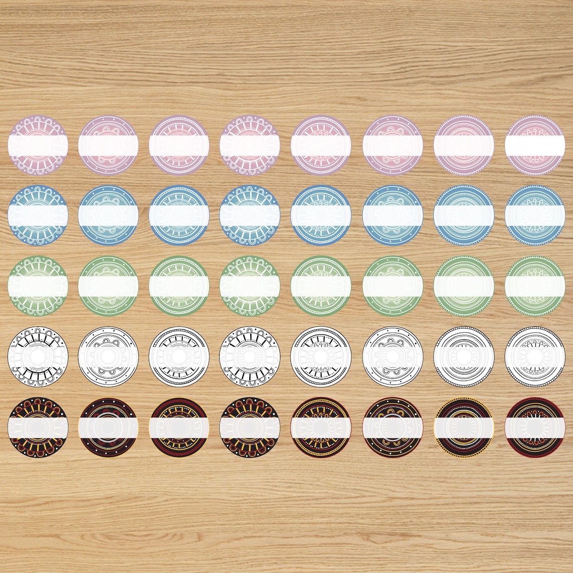 Australian Aboriginal Name Tags Digital Download Printables Full Set - Etsy