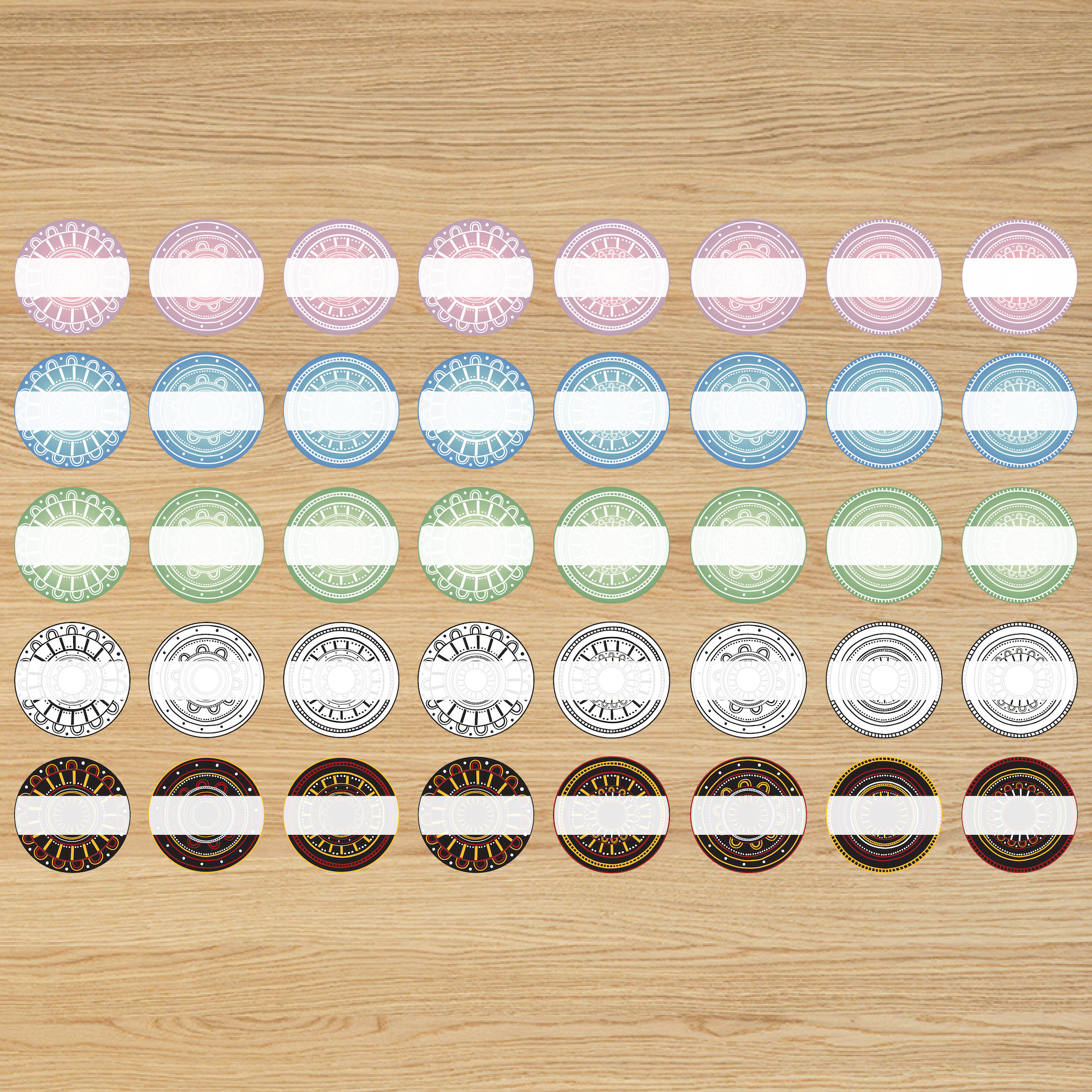 Australian Aboriginal Name Tags Digital Download Printables Full Set ...