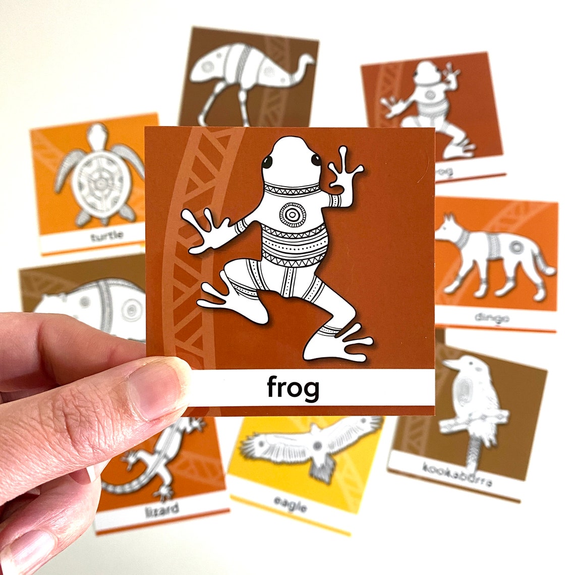 Australian Aboriginal Animal Cards Digital Download Printables - Etsy