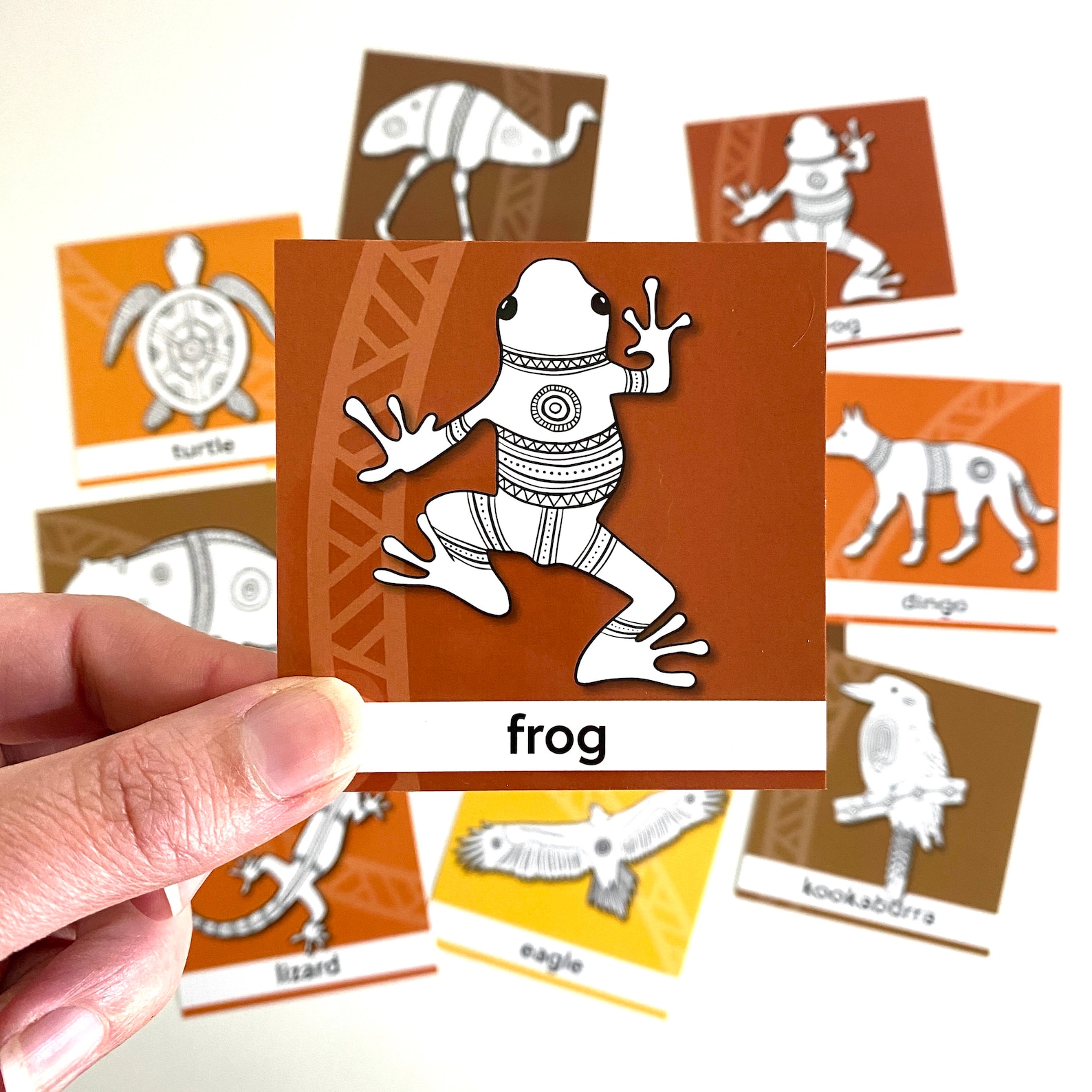 Australian Aboriginal Animal Cards | Digital Download | Printables - Etsy