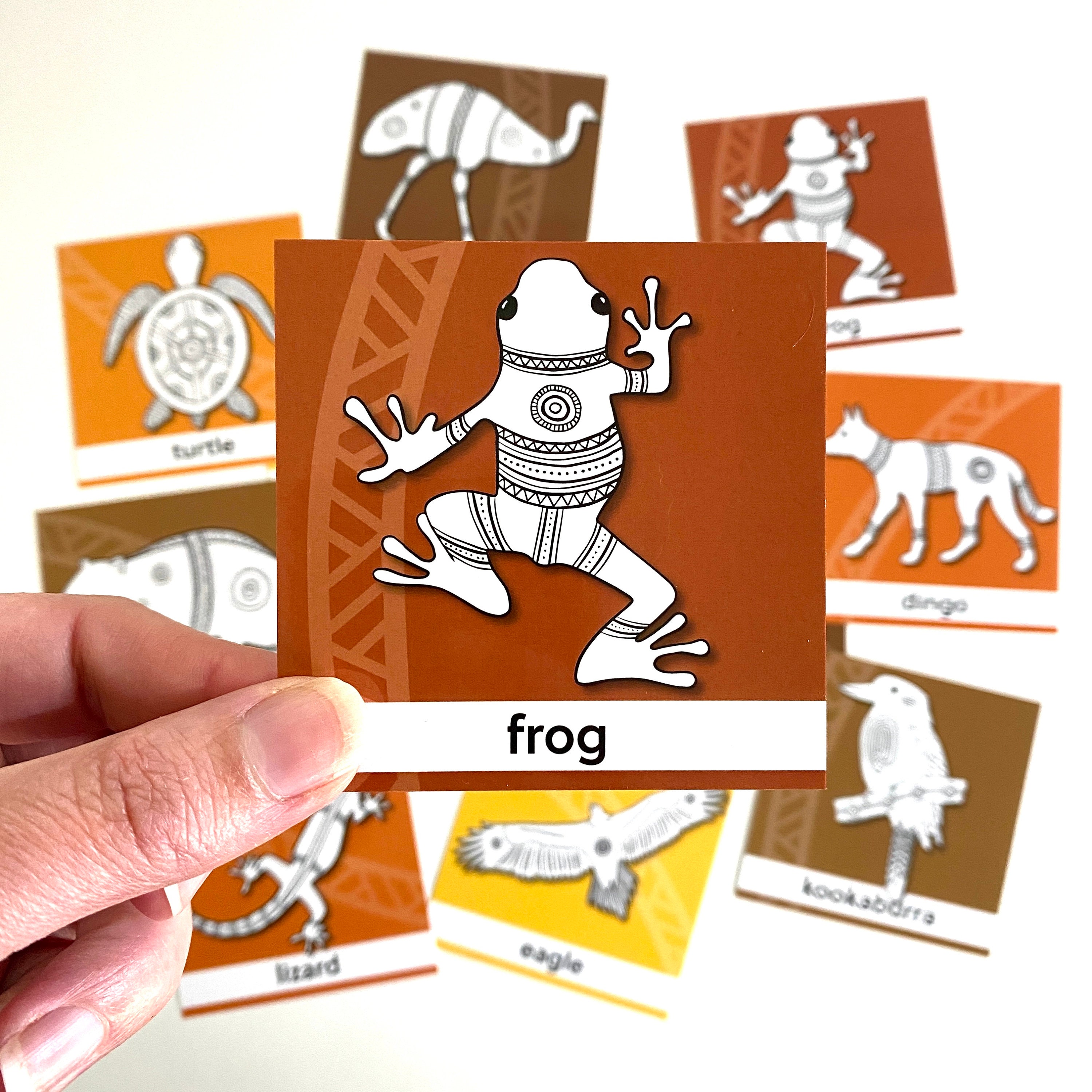 Australian Aboriginal Animal Cards Digital Download Printables - Etsy