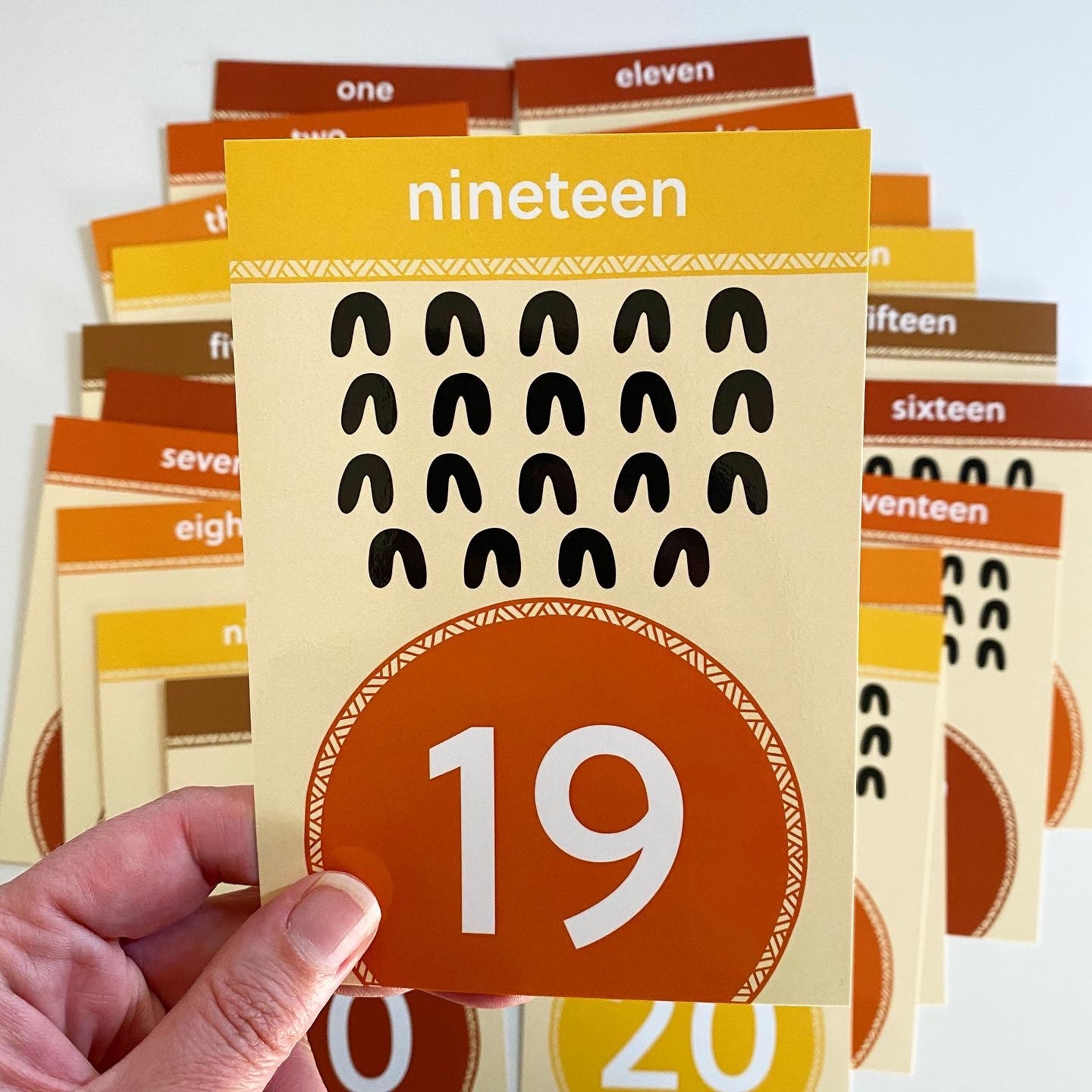 Australian Aboriginal Number Cards Digital Download - Etsy Australia