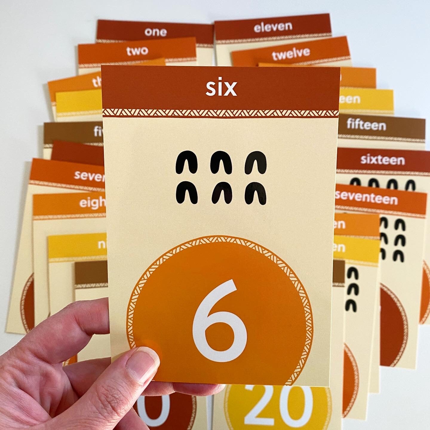 Australian Aboriginal Number Cards Digital Download - Etsy Australia