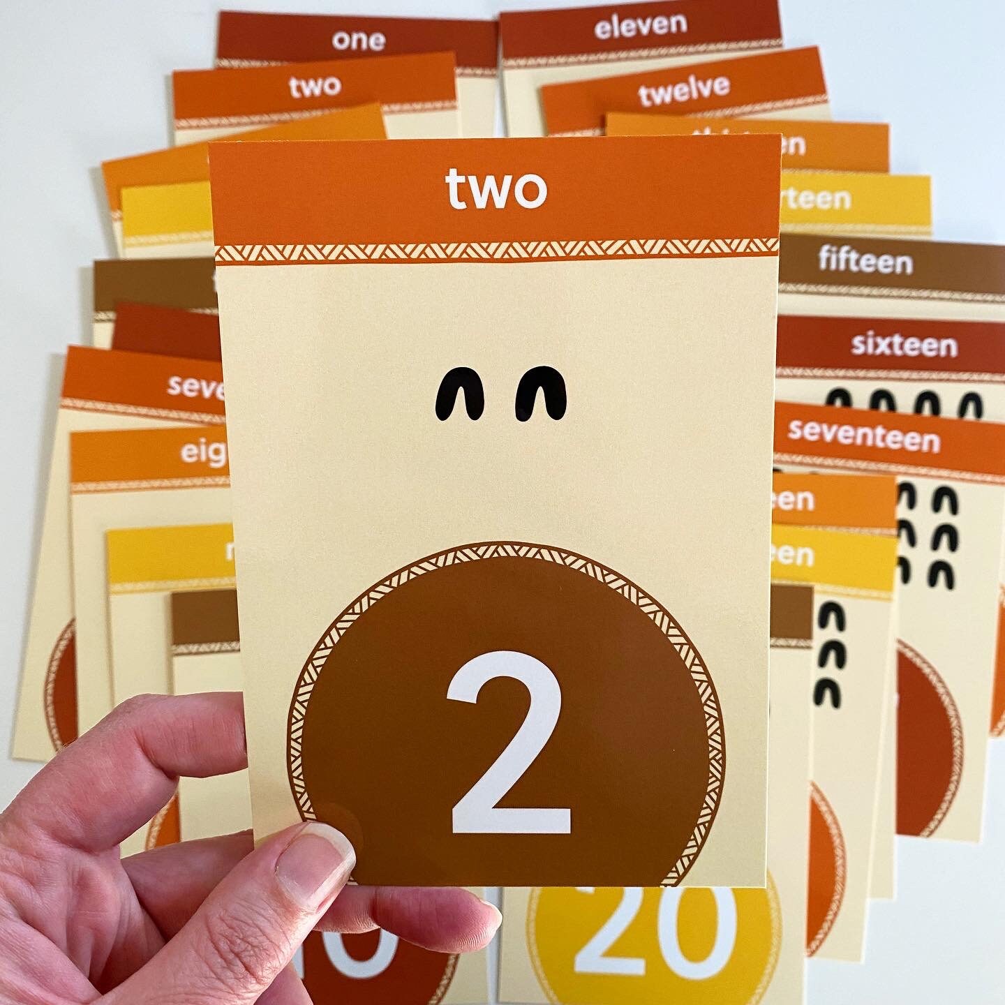 Australian Aboriginal Number Cards Digital Download - Etsy Australia