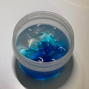 Blue Ocean Slime , Crystal Clear Slime 4/6oz Toy ukslime-gift - Etsy