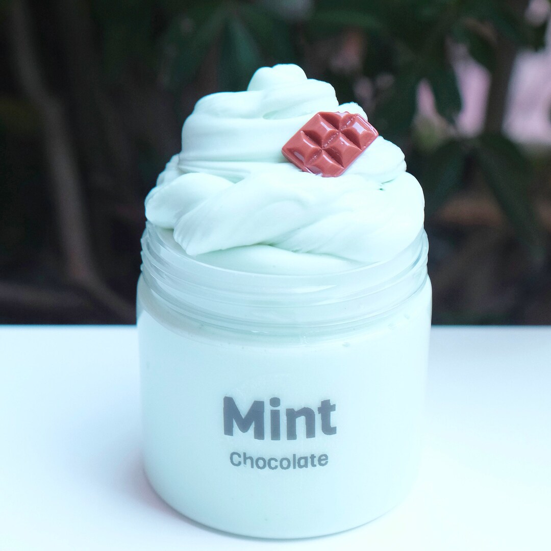 Cool Mint Butter Slime Clay Slime Green Slime Uk Slimeshop - Etsy UK