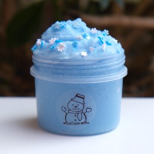 Blue Icee Slime Glittery Ice Slime Lots of Charms Glitter Ukslimeshop ...