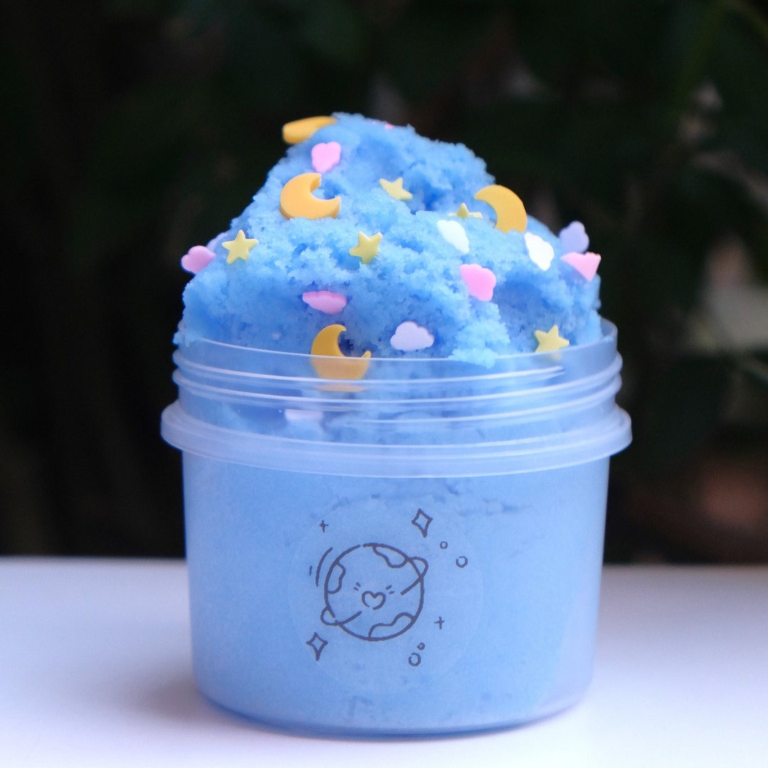 Sweet Dreams Cloud Slime Extra Fluffy With Moon Charms - Uk Slimeshop ...