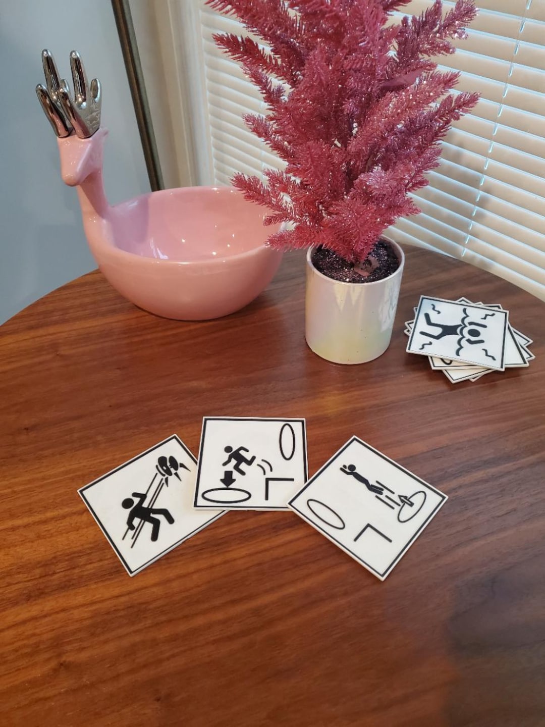 Portal Achievement Icons Coaster Set (series 6) : 3D Printed Gaming ...