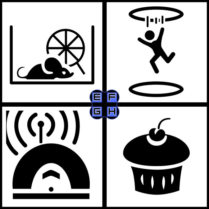 Portal Achievement Icons Coaster Set (series 6) : 3D Printed Gaming ...