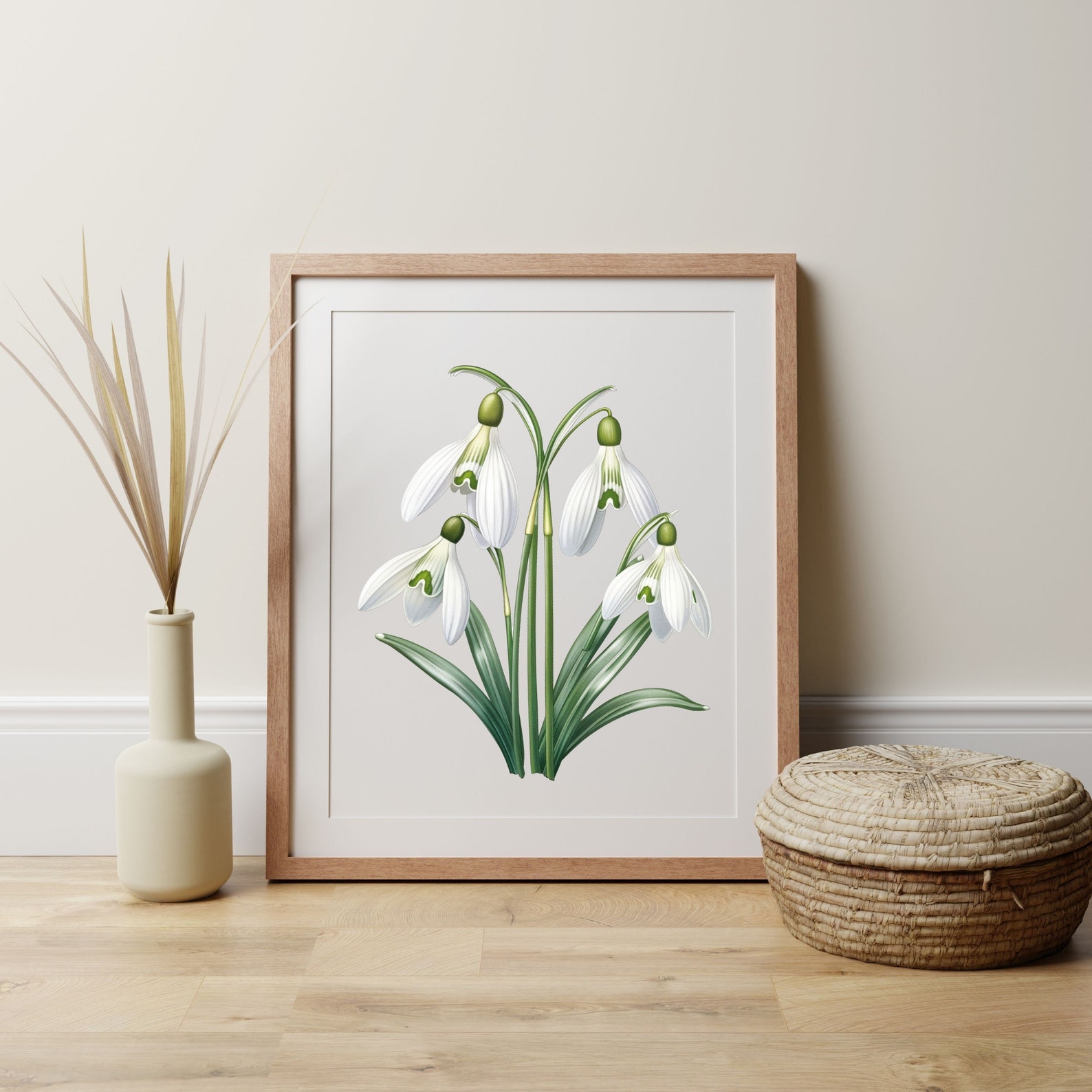 38 PNG Snowdrop Birthflower Clipart Bundle PNG, January Birth Flower ...