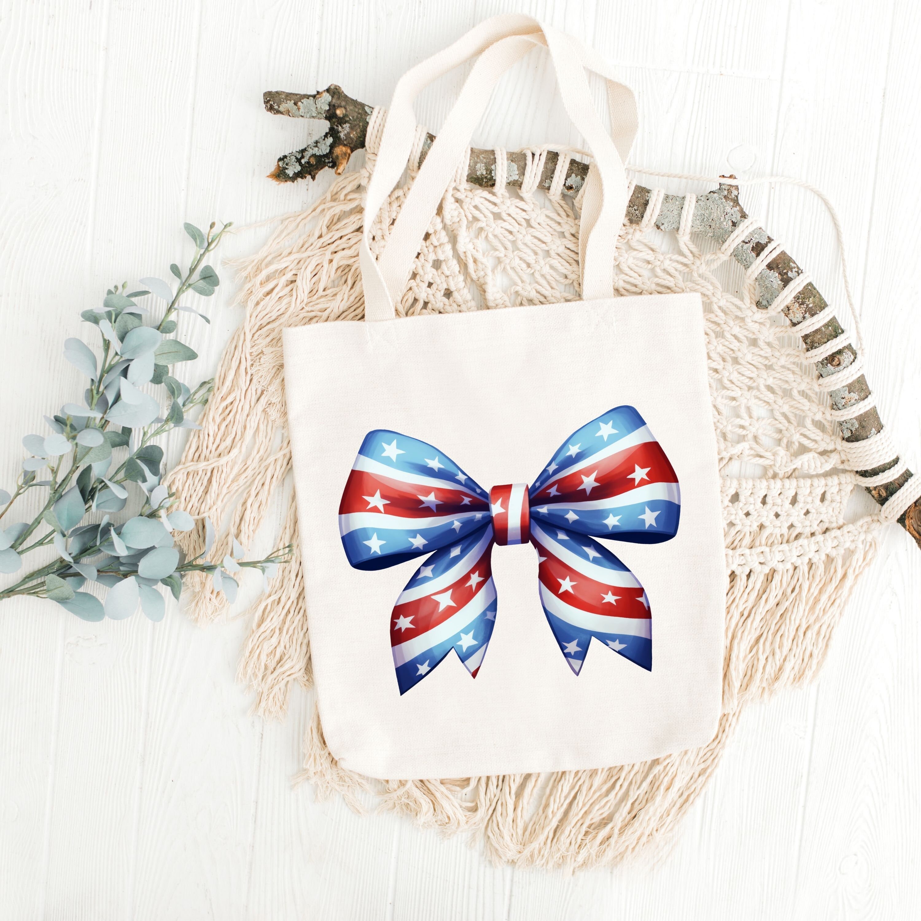 Patriotic Coquette Bow Clipart: 4th of July PNG (digital Download) - Etsy