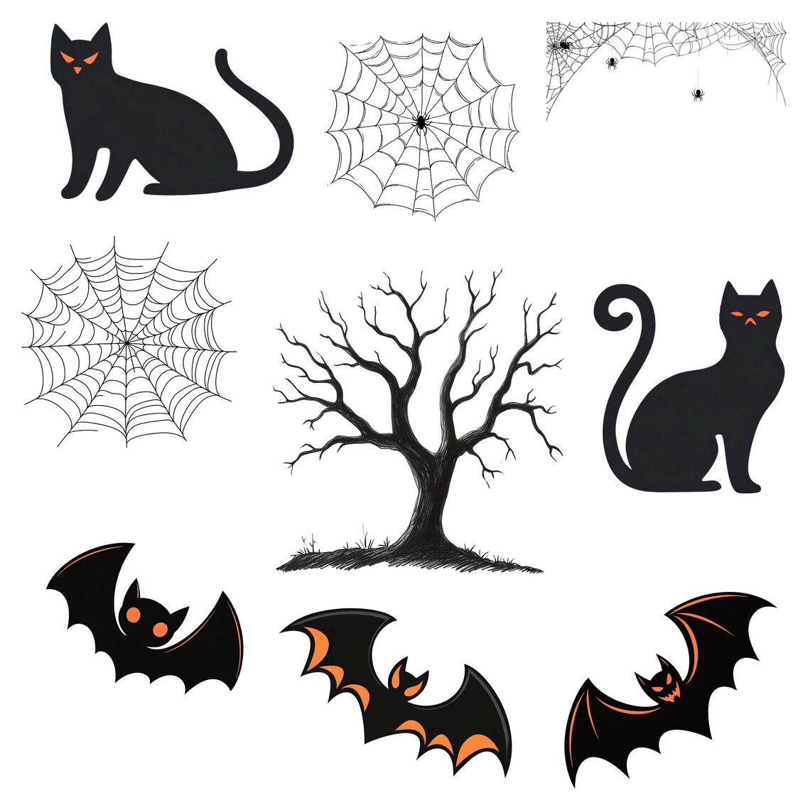 Watercolor Jack O' Lantern Clipart: Halloween Pumpkin PNG (digital ...